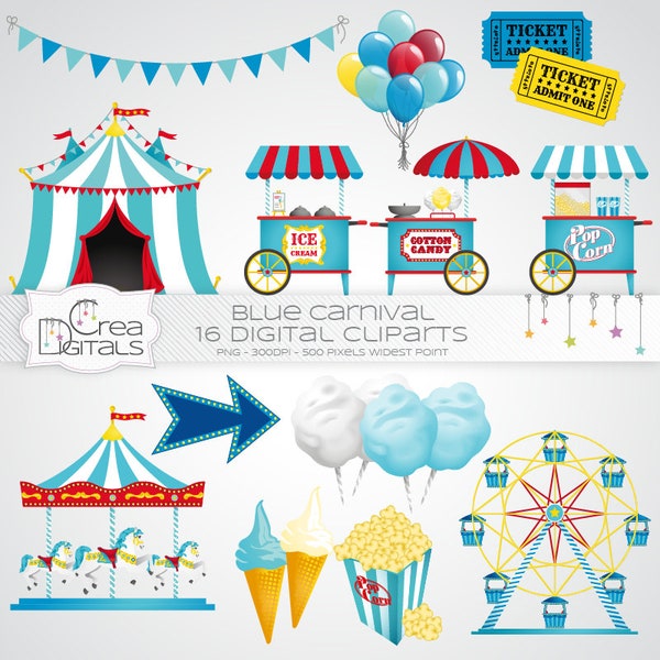 Carnival Clipart - Etsy