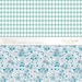 Floral Digital Paper, Blue, Aqua and Pink Seamless Pattern, Ditsy ...