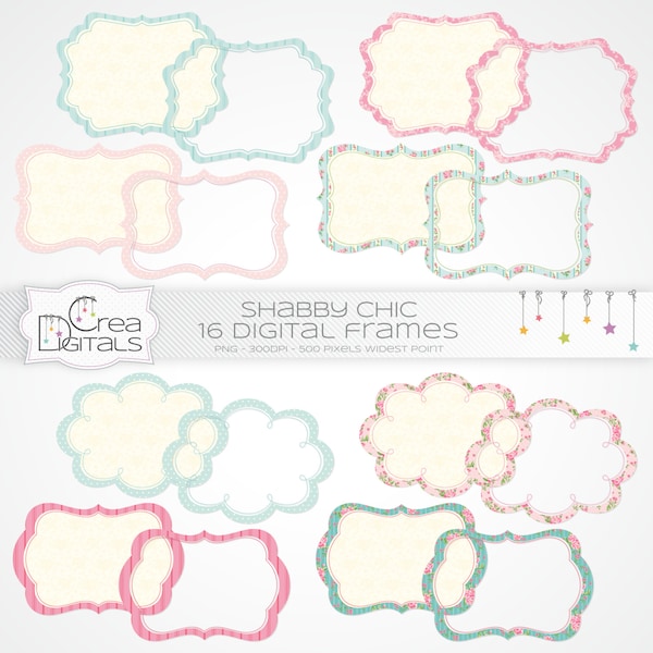 Shabby Chic Frame - Etsy