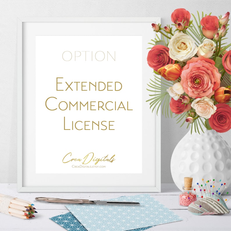 Extended Commercial License - Etsy