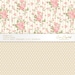 Shabby Chic Digital Paper, Beige and Coral Seamless Floral Pattern ...