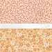 Floral Digital Paper, Brown, Orange and Pink Seamless Pattern, Ditsy ...