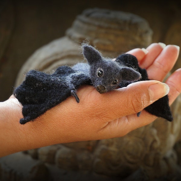 Needle Felt Bat - Etsy