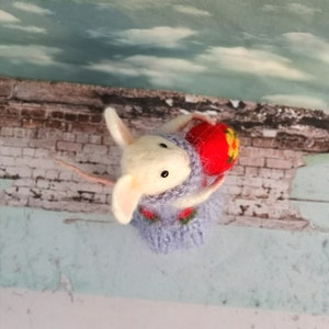 Needle Felted Easter Mouse Easter Egg Cute Easter Gift - Etsy