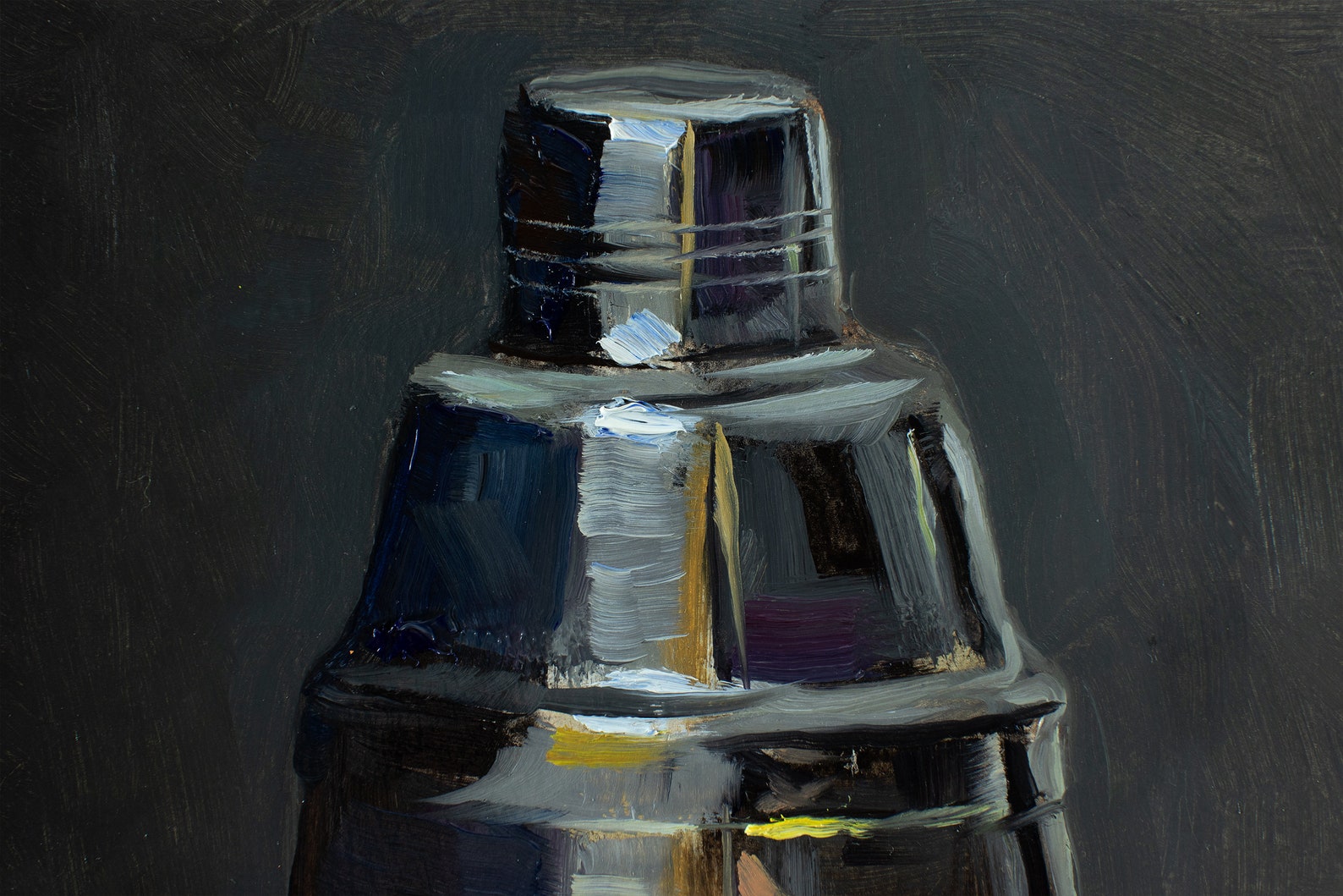 Martini Shaker and Lime Painting, Liquor Oil Painting, Cocktail ...