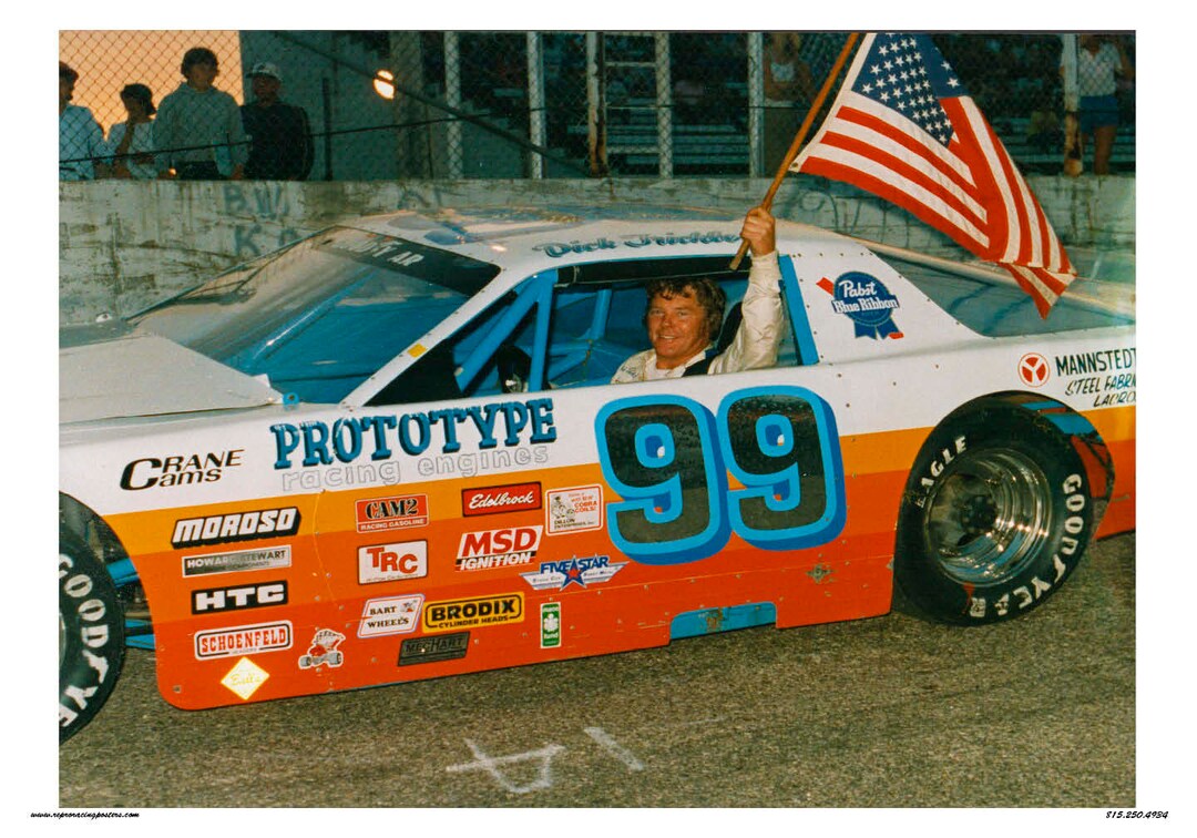 Vintage Reproduction Racing Poster Dick Trickle 99 ASA ARTGO Camaro - Etsy