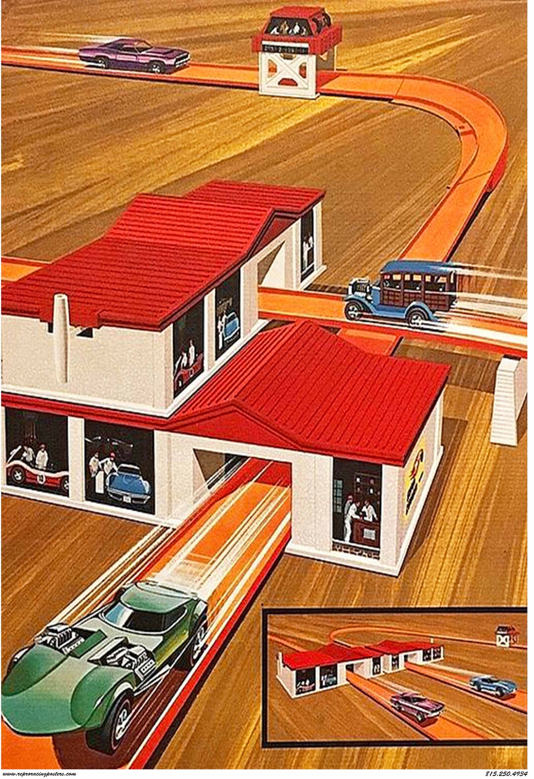 Vintage Reproduction Racing Poster Hot Wheels Speed House - Etsy