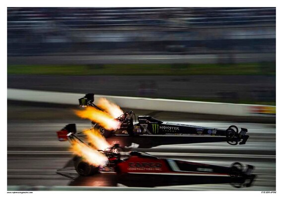 Vintage Reproduction Racing Poster Top Fuelers Flaming - Etsy