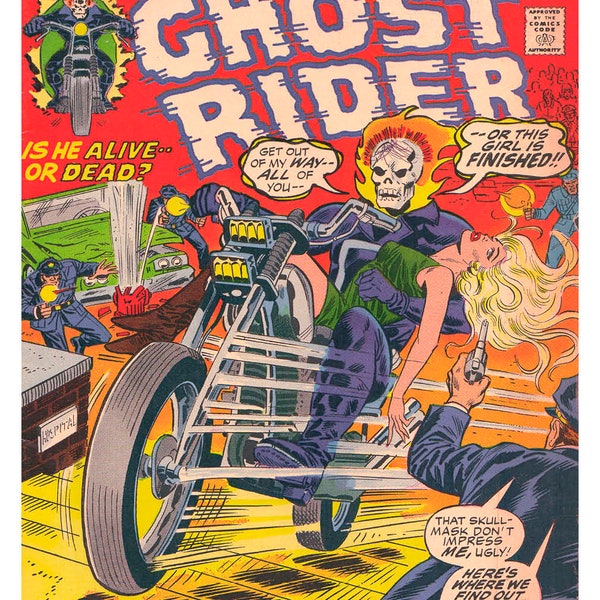 Ghost Rider Poster - Etsy