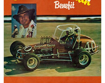 Vintage Reproduction Racing Poster Jan Opperman Sprint Car | Etsy