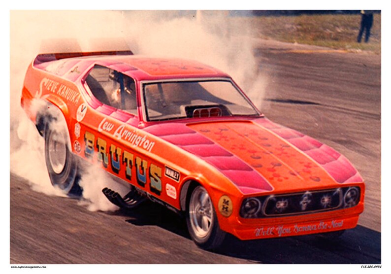 Vintage Reproduction Racing P 1972 Brutus Mustang Funny Car - Etsy