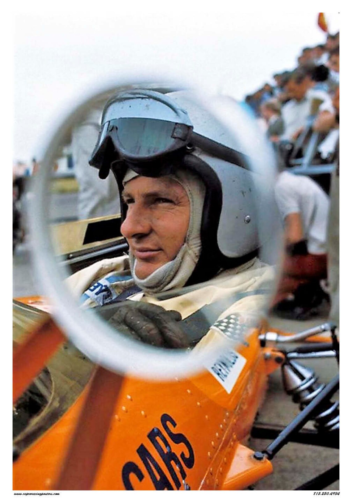 Vintage Reproduction Racing Poster Bruce Mclaren Formula - Etsy
