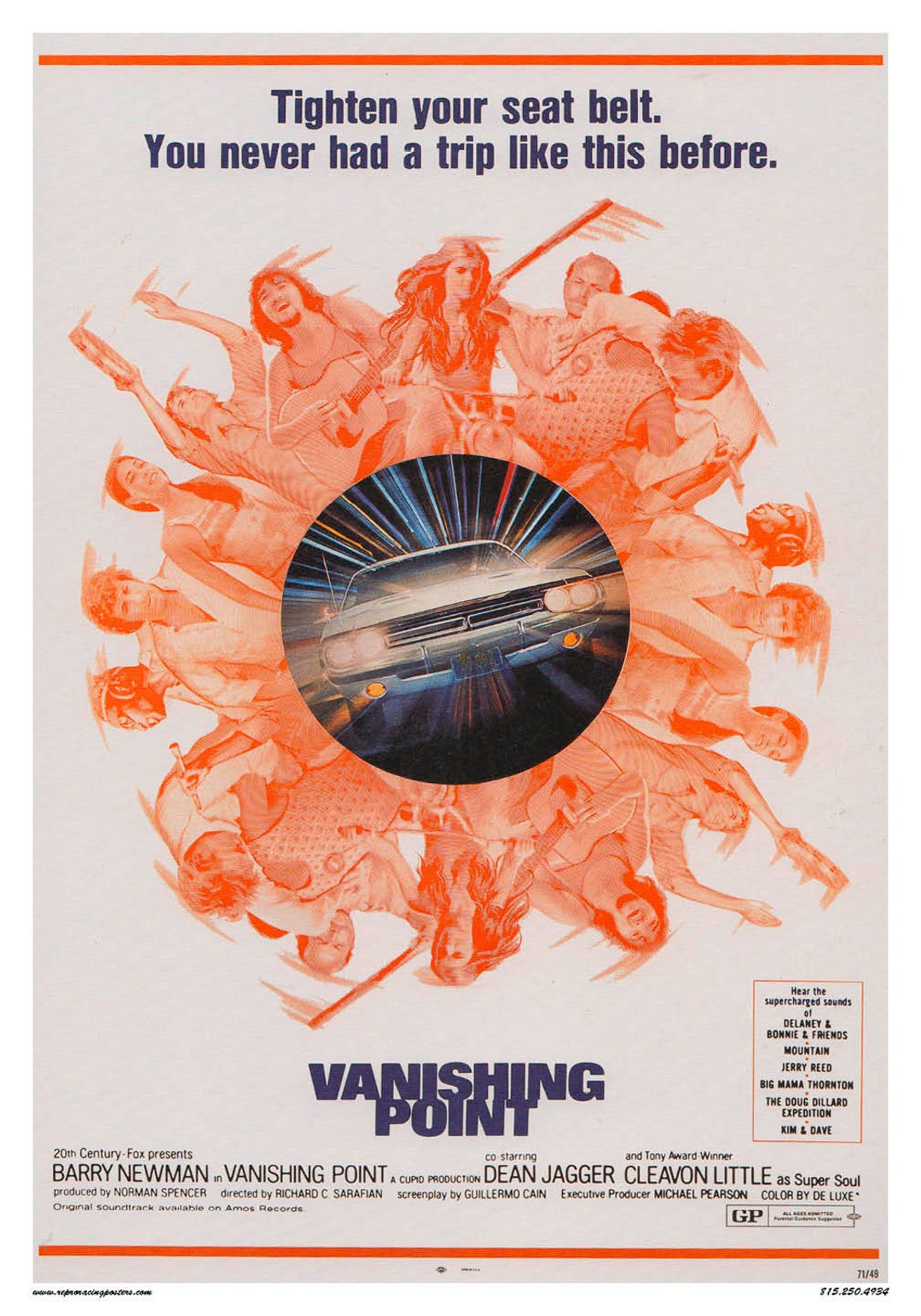 Vintage Reproduction Poster Vanishing Point the Movie - Etsy