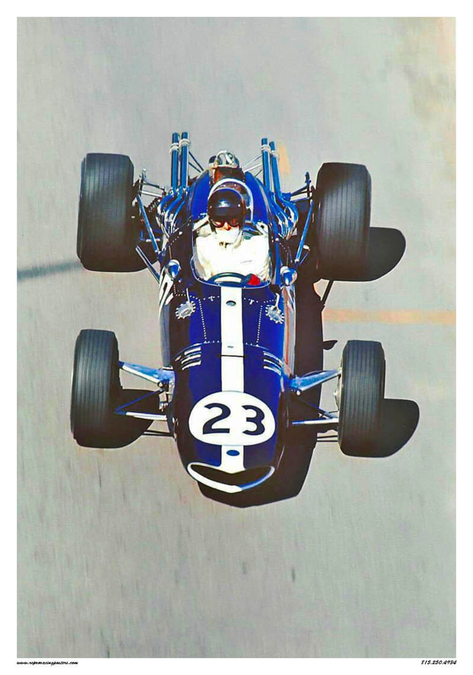 Vintage Reproduction Racing Poster Gurney Eagle at Speed - Etsy