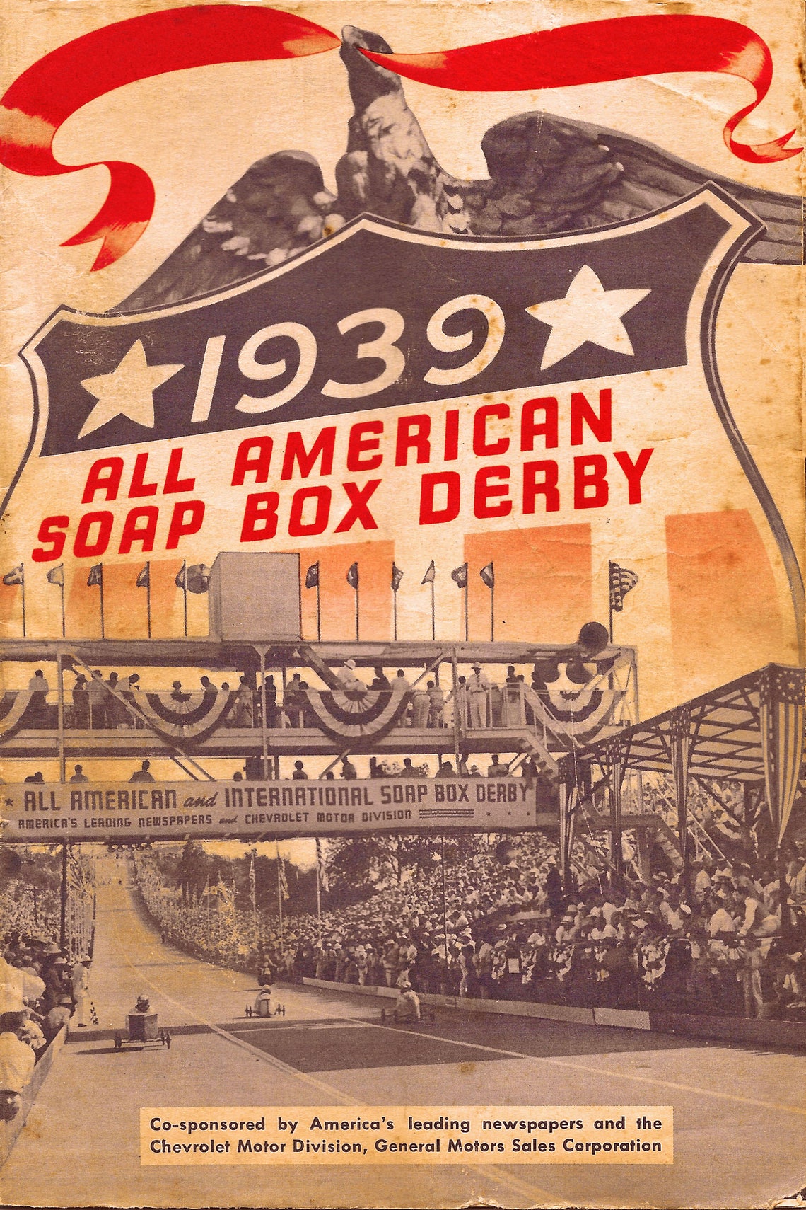 Vintage Reproduction Racing Poster 1939 All American Soap Box Derby ...