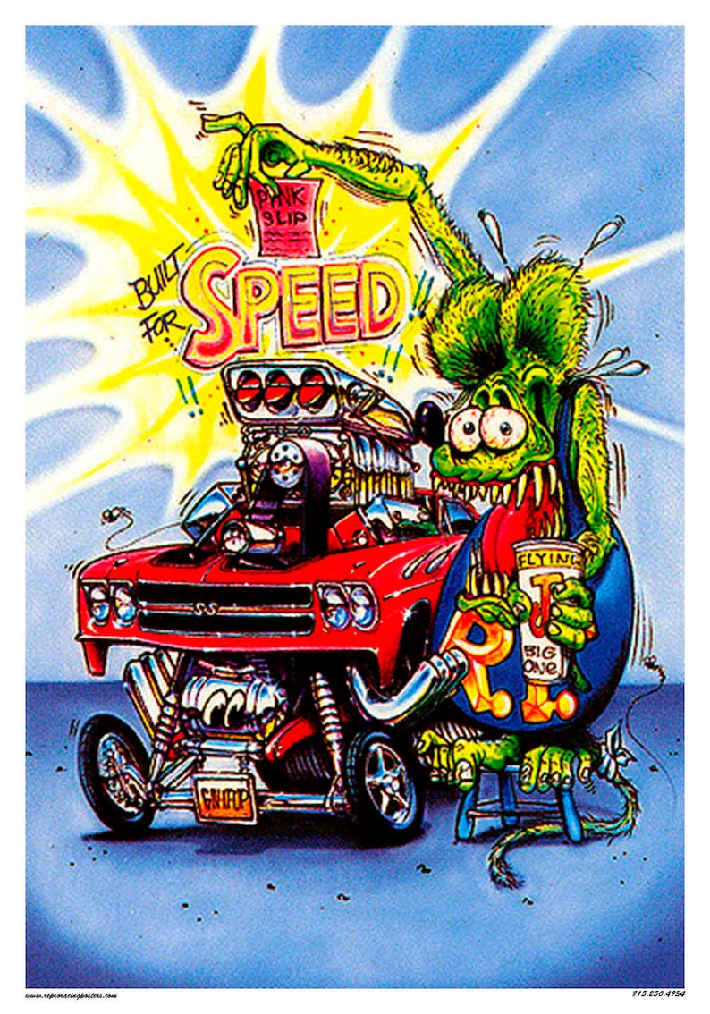 Vintage Reproduction Racing Poster Rat Fink 1972 El Camino - Etsy Vintage Reproduction Racing Poster Rat Fink 1972 El Camino - Etsy