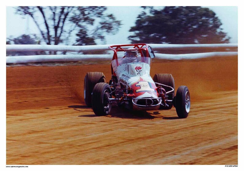Vintage Reproduction Racing Poster Gary Bettenhausen USAC Sprint Car - Etsy