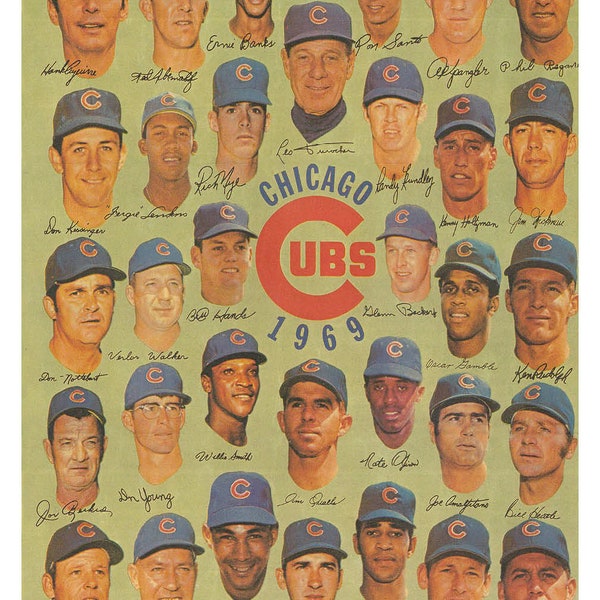 Cubs Poster - Etsy