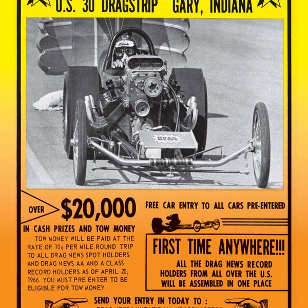 Drag Racing Banner - Etsy