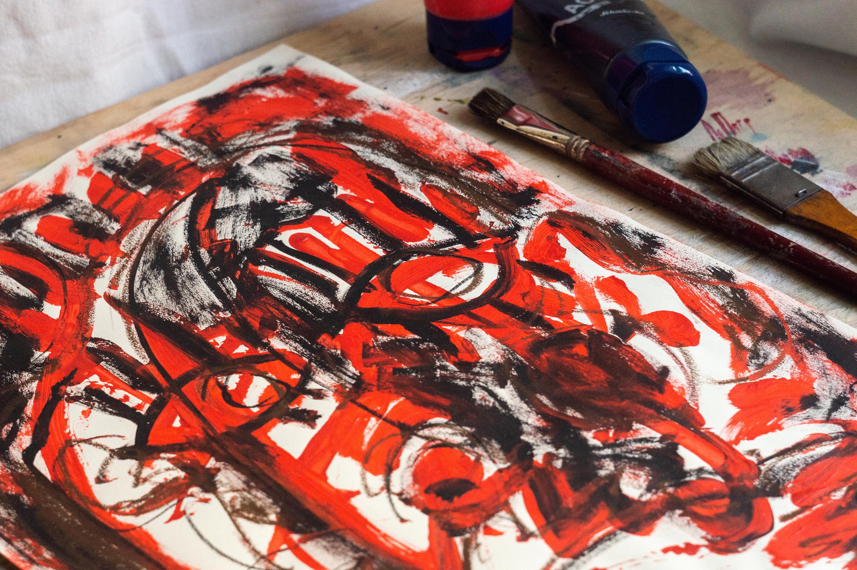 Anger - Original, Modern, Abstract, Contemporary, Figurative ...