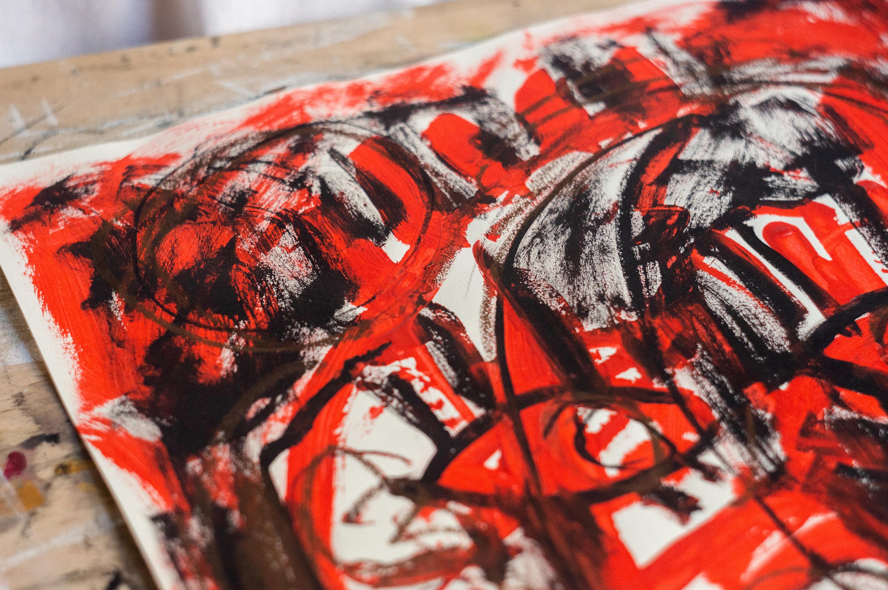 Anger - Original, Modern, Abstract, Contemporary, Figurative ...