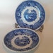 Antique Adams Cattle Scenery Blue China Saucers - Etsy