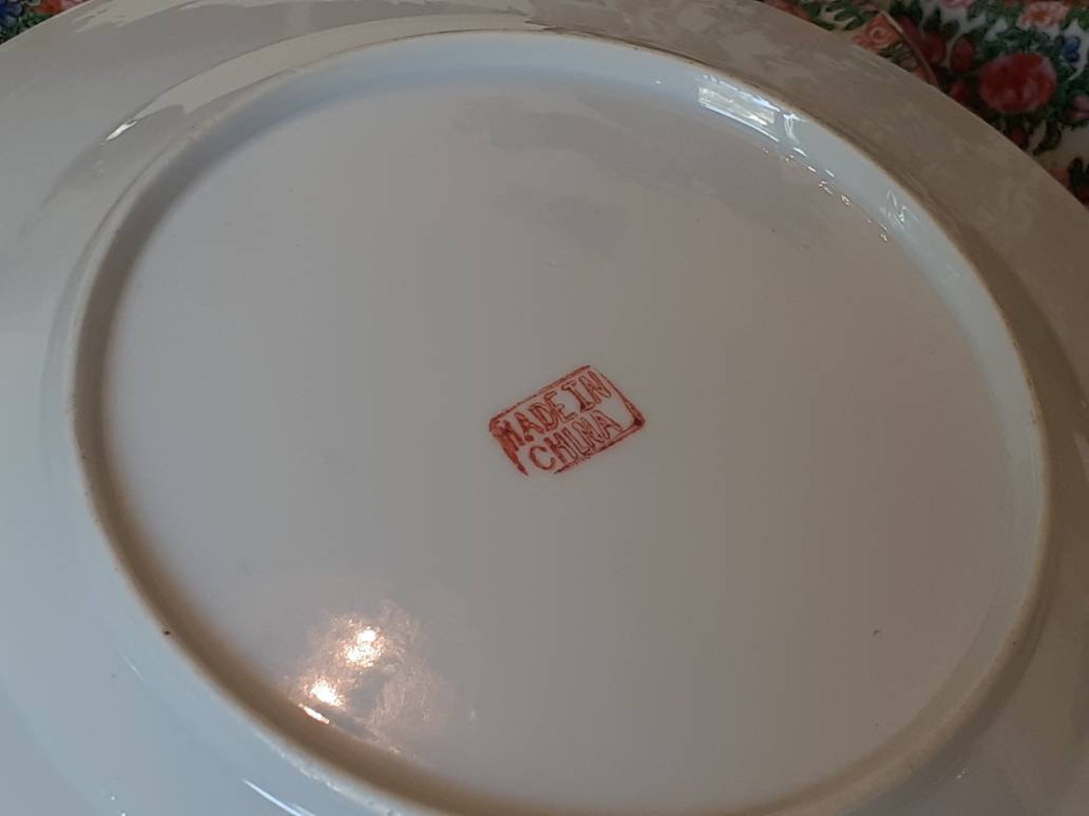 Rose Canton Plates With Peacocks Peonies Birds and Butterflies - Etsy