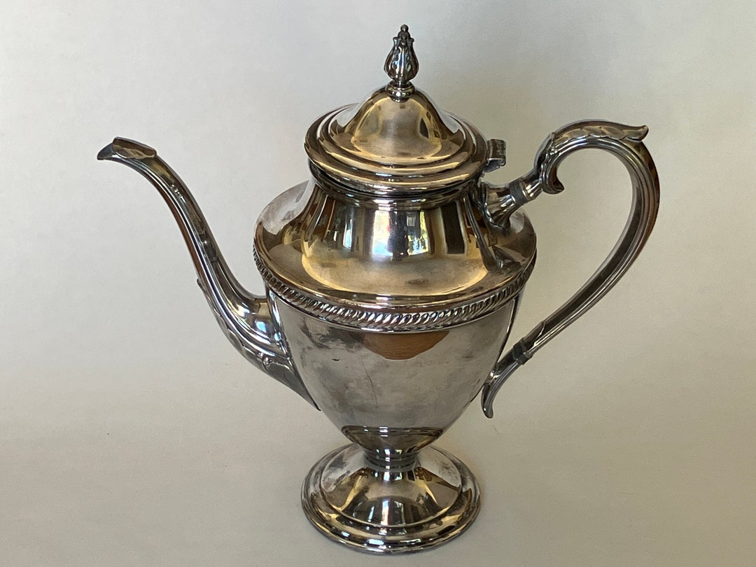 Vintage Silver-plate Teapot, International Silver Co Castleton Teapot ...