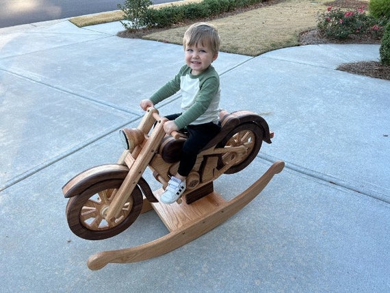Wooden Motorcycle Rocker