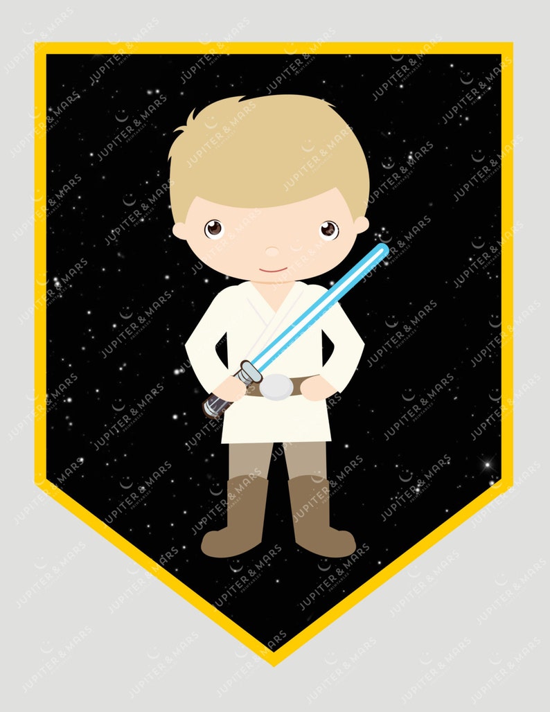 Star Wars Baby Shower Congrats It's A Jedi Bunting Banner - Etsy