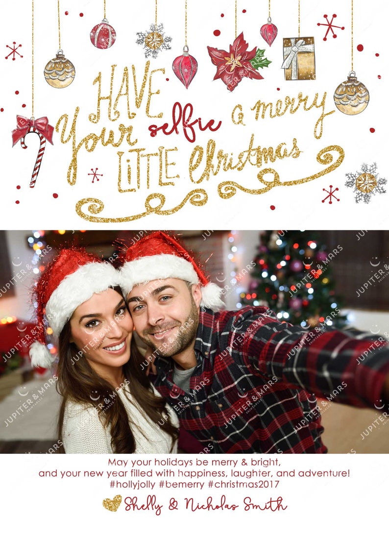 Have Your Selfie A Merry Little Christmas Holiday Photo - Etsy