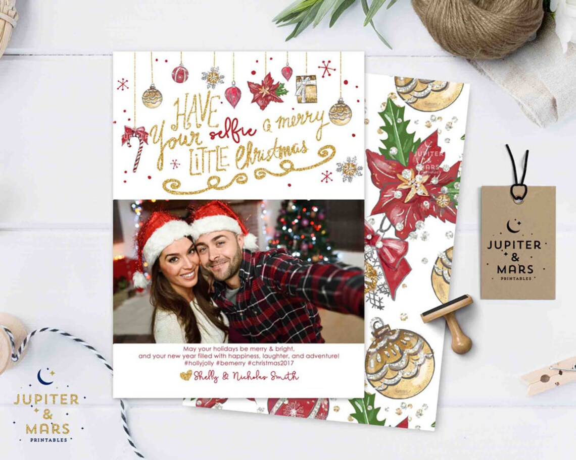 Have Your Selfie A Merry Little Christmas Holiday Photo - Etsy