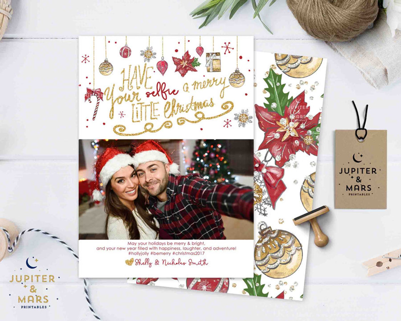 Have Your Selfie A Merry Little Christmas Holiday Photo - Etsy
