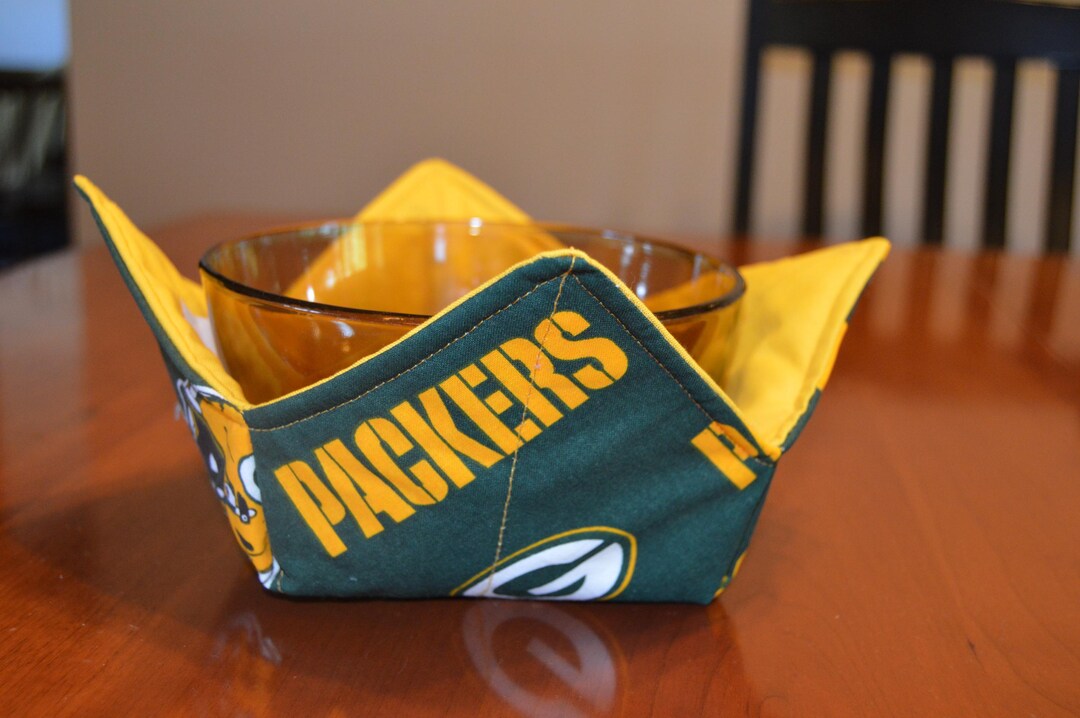 Microwave Bowl Hugger / Cozy / Pot Holder / Kozy Green Bay Packers - Etsy