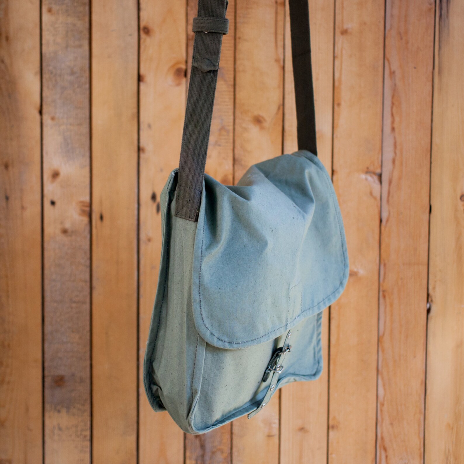 Canvas Crossbody Bag Vintage Messenger Bag Soviet Army Bag Military Bag ...