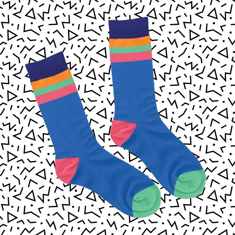 GYM CLASS 90s socks fun socks retro socks novelty socks | Etsy