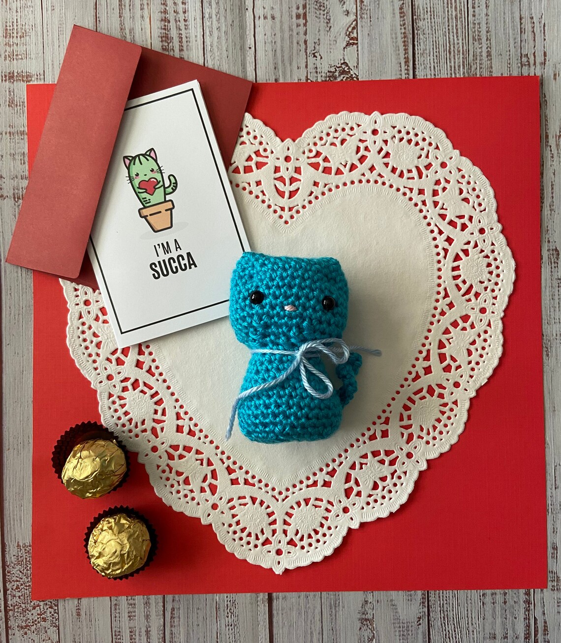 Blue Tiny Cat Plush Teal Cat Plushie Cat Stuff for Women - Etsy