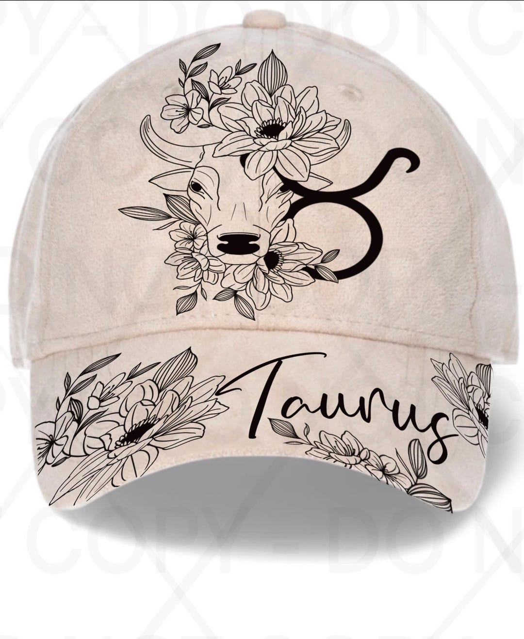 Zodiac, Taurus Horoscope Hat Burning Traceable Design, Hat Burning ...