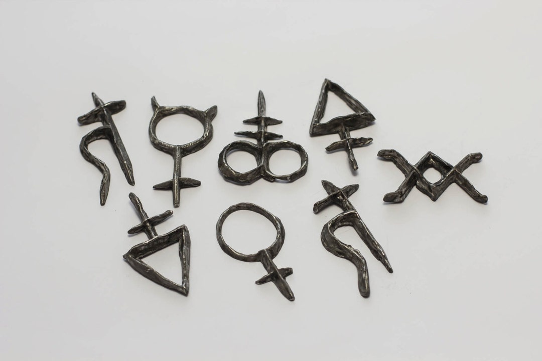 Alchemical Symbols Arcane Talisman - Etsy