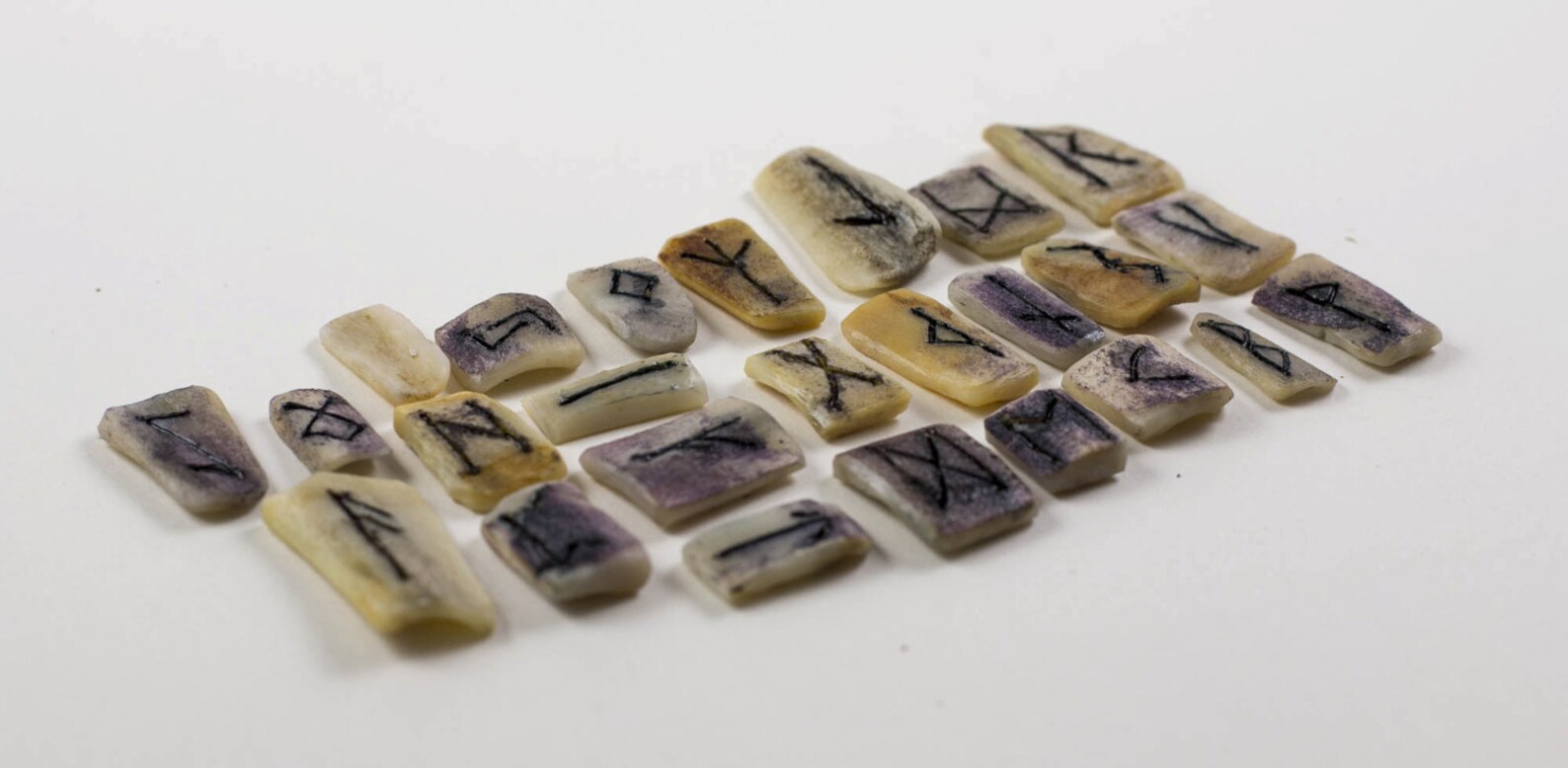 Handmade Runes Made in Real Bone - Etsy