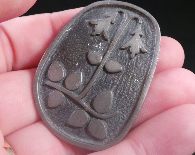 Vintage Signed 1960's Erik Fransson Pewter Abstract Modernist Swedish ...