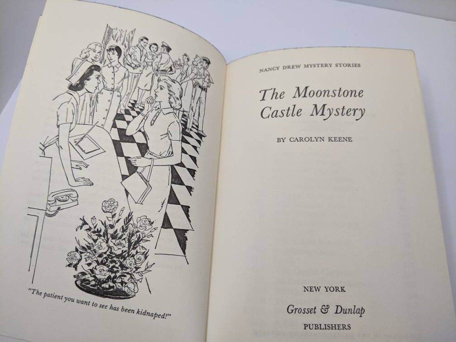 Vintage 1970 Nancy Drew Mystery Stories 40 the Moonstone - Etsy