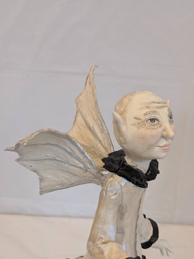 Early Vintage Signed Bonnie Jones BJ 2006 Man in the Moon Stars Fairy ...
