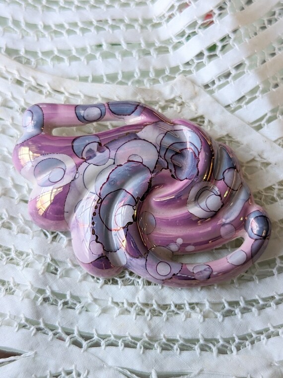 purple and pink ceramic - Gem