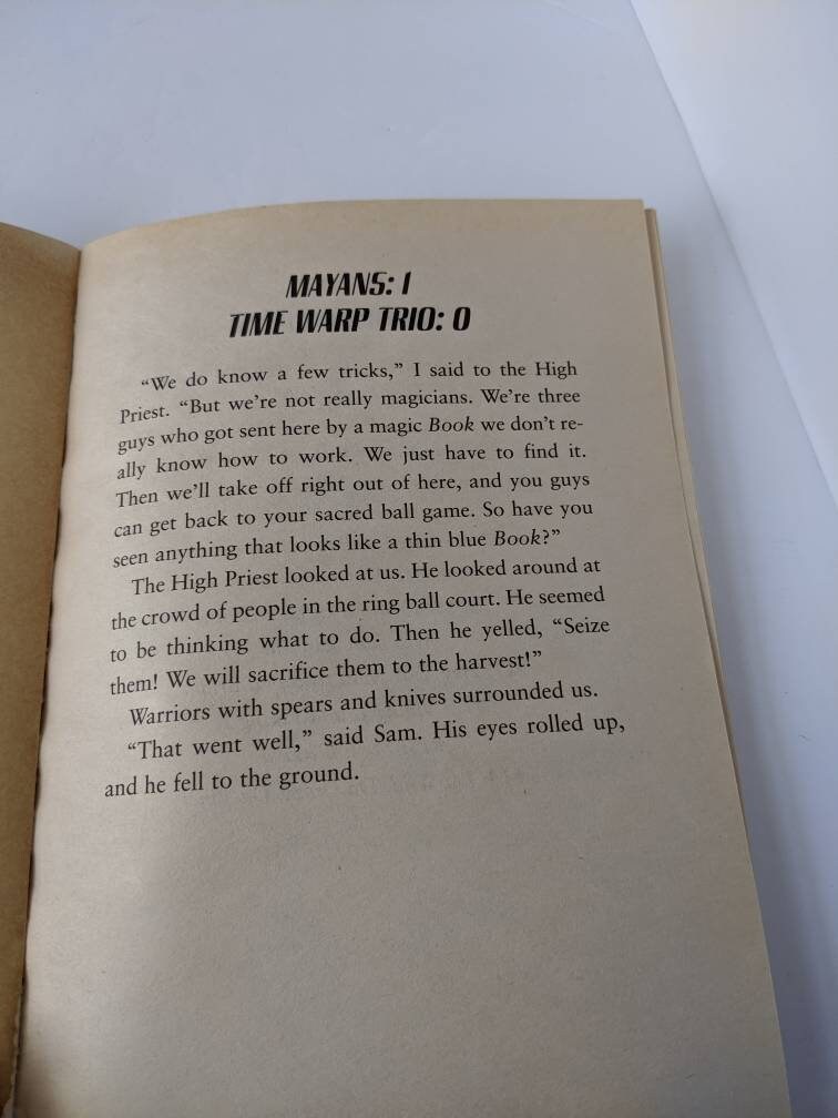 The Time Warp Trio Me Oh Maya Jon Scieszka Childrens | Etsy