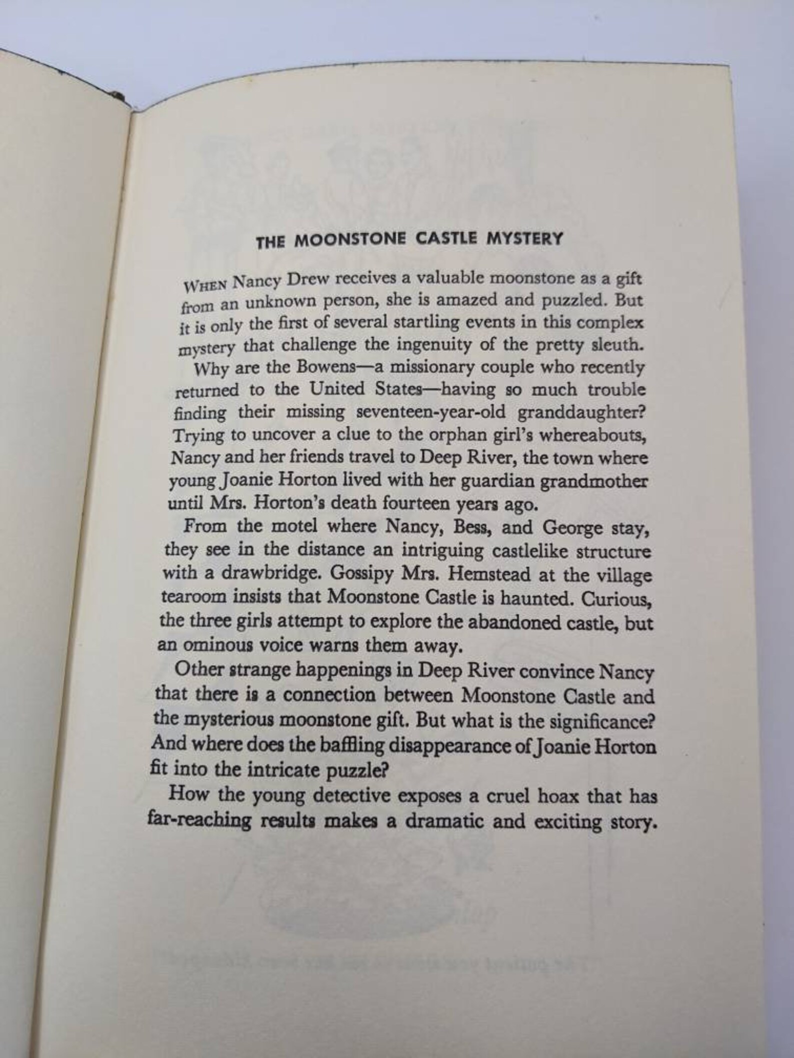 Vintage 1970 Nancy Drew Mystery Stories 40 the Moonstone - Etsy