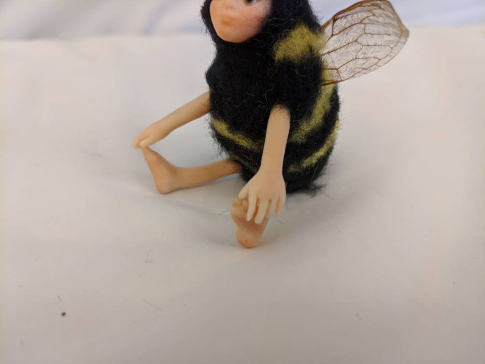 Handmade Artisan Polymer Clay Miniature Bumblebee Honey Bee | Etsy