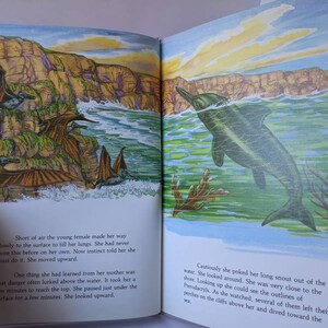 Vintage 1984 Ichthyosaurus Dinosaur History Science Homeschool ...