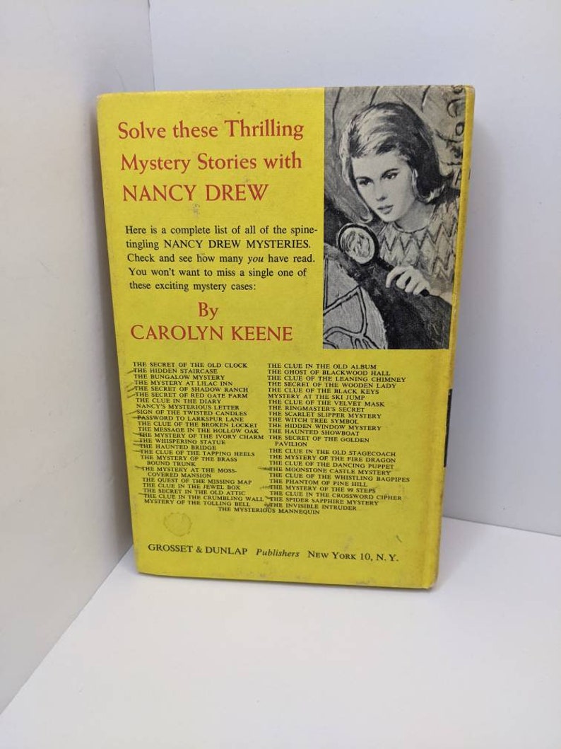 Vintage 1970 Nancy Drew Mystery Stories 40 the Moonstone - Etsy