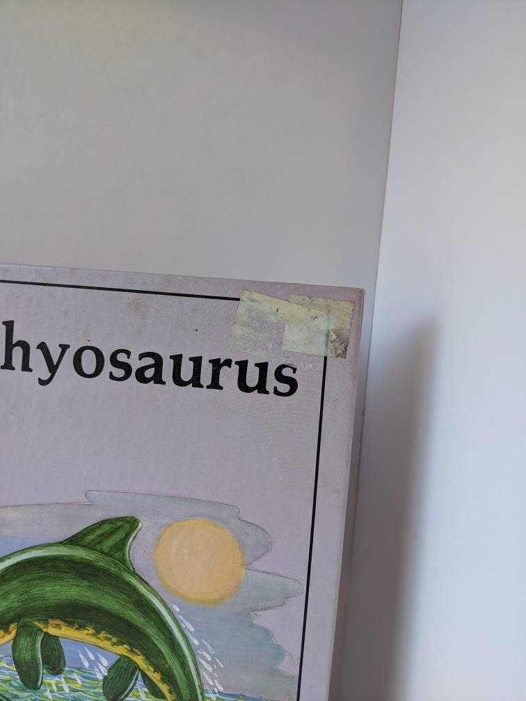 Vintage 1984 Ichthyosaurus Dinosaur History Science Homeschool - Etsy
